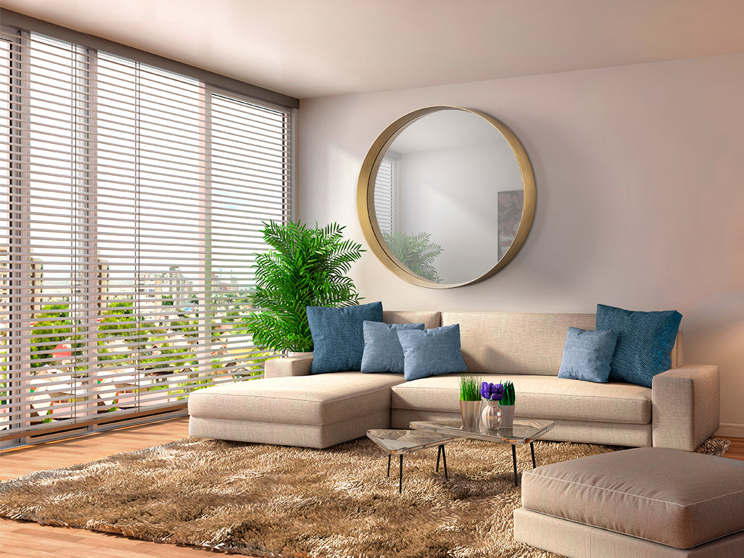 Mia Schuller Round Mirror 646277 | LUZGURU – LUZGURÚ